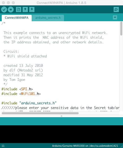 Connect A Mkr1000 To The Campus Wifi Fab Cre8